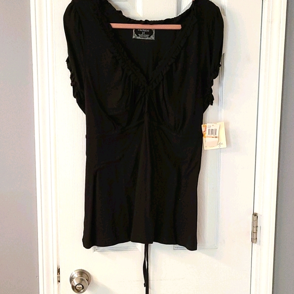 Energie | Tops | Nwt Energie Black Peasant Top | Poshmark